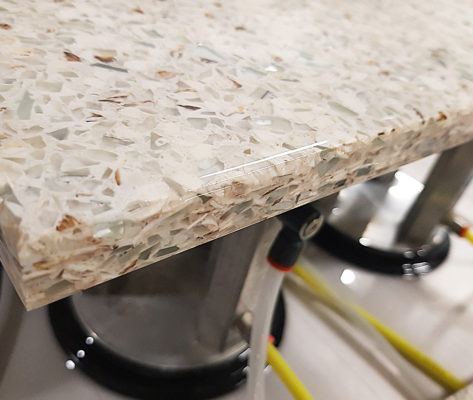 Recycled glass surfaces - MaterialDistrict