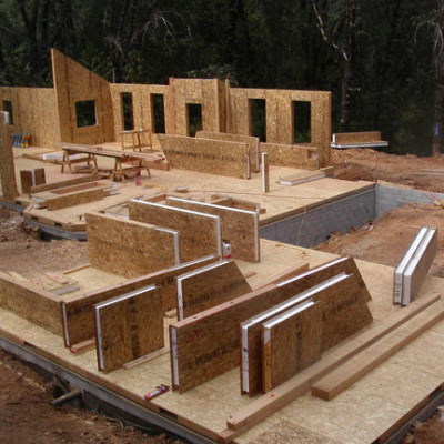 Taping a house together - MaterialDistrict