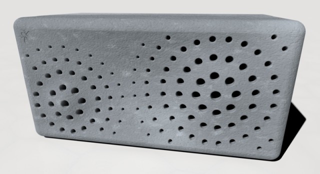 Concrete insect hotel - MaterialDistrict