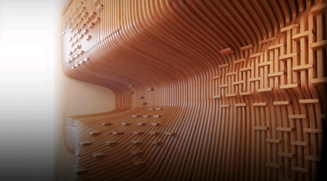 Wooden workspace - MaterialDistrict