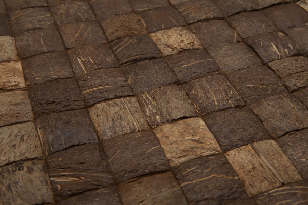 Coconut mosaic panels - MaterialDistrict