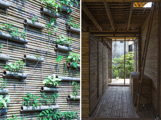 A Blooming Bamboo House - MaterialDistrict
