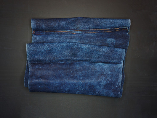 Indigo leather - MaterialDistrict