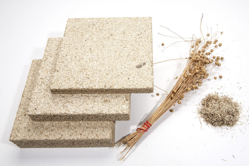 100% Biobased Flax panel - MaterialDistrict