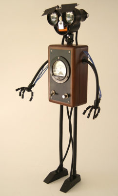 Robots made from recycled parts from old appliances - MaterialDistrict