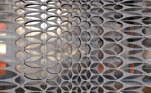 Form Found Façade: Robotics and fabric formwork create façade ...