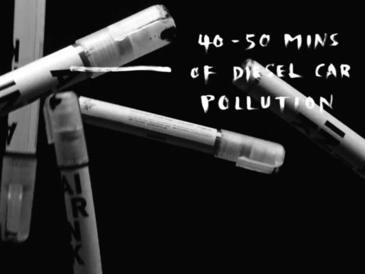 Air-Ink: writing with pollution - MaterialDistrict