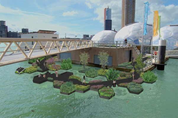 Recycled Park made from plastic waste retrieved from the river ...