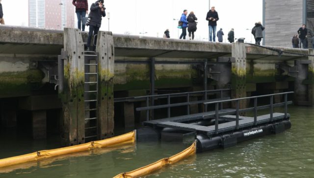Recycled Park made from plastic waste retrieved from the river ...