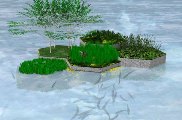 Recycled Park made from plastic waste retrieved from the river ...
