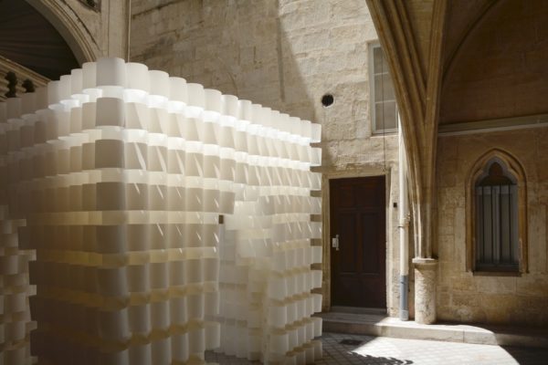 Building with paper tubes - MaterialDistrict