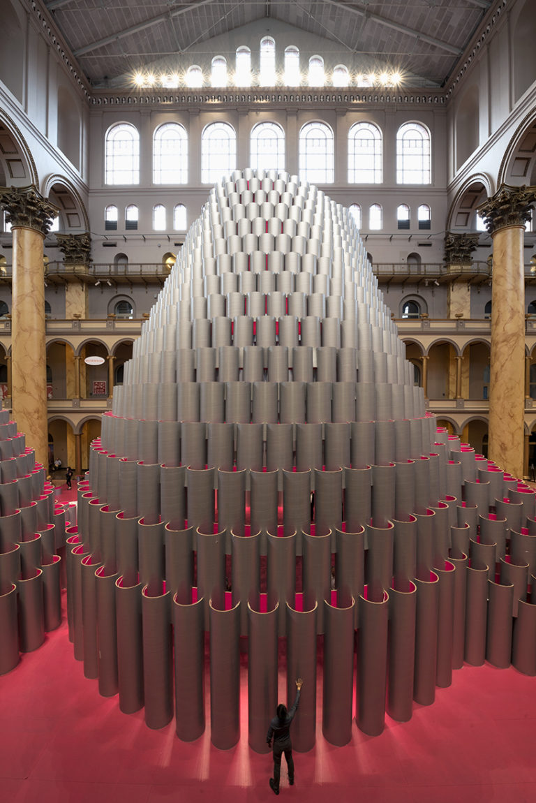 Building with paper tubes 13 - MaterialDistrict