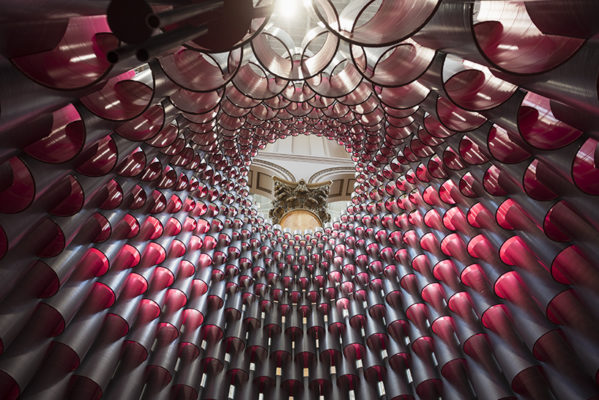 Building with paper tubes - MaterialDistrict