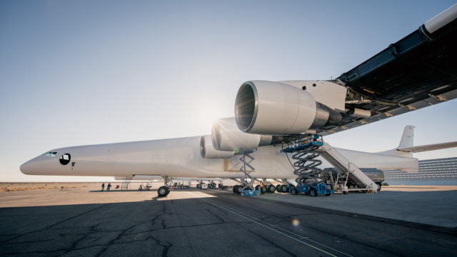 The Stratolaunch aircraft is the largest composite plane ever built ...
