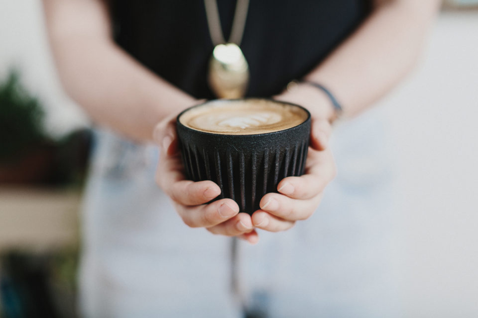 Enjoy your coffee from a cup made from coffee husks! - MaterialDistrict