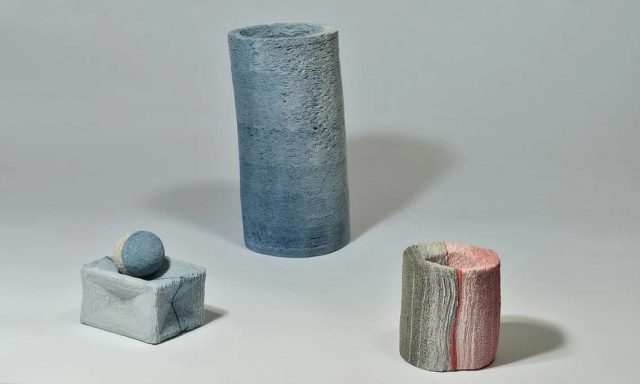 Tissue paper & clay ceramics - MaterialDistrict