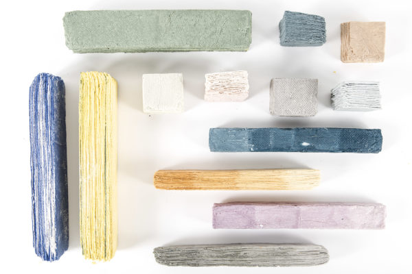 Tissue paper & clay ceramics - MaterialDistrict
