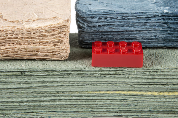 Tissue paper & clay ceramics - MaterialDistrict