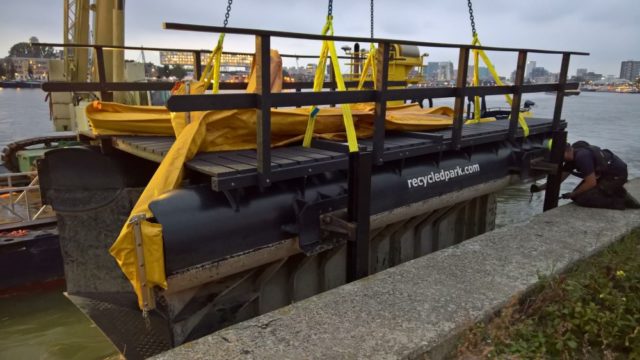 Prototype floating Recycled Park opened - MaterialDistrict