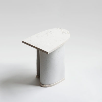 Chaud side tables are made with recycled paper and stone dust ...