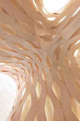 Sewn Timber Shell uses sewing to create a wooden structure ...