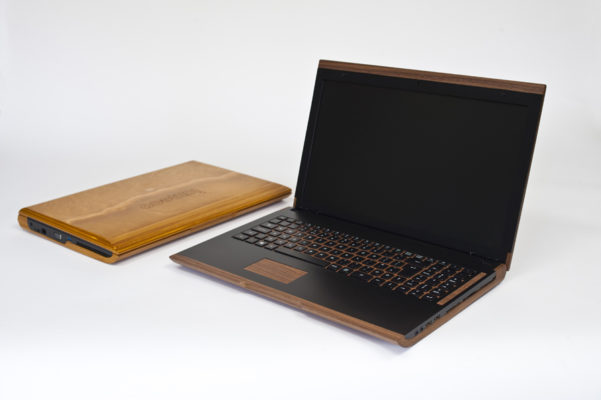 Old materials, new technology: leather and wooden laptops ...