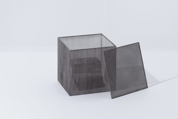 These printed mesh cubes appear to change from solid to translucent ...