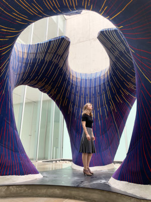 KnitCandela is a thin concrete shell made with knitted formwork ...