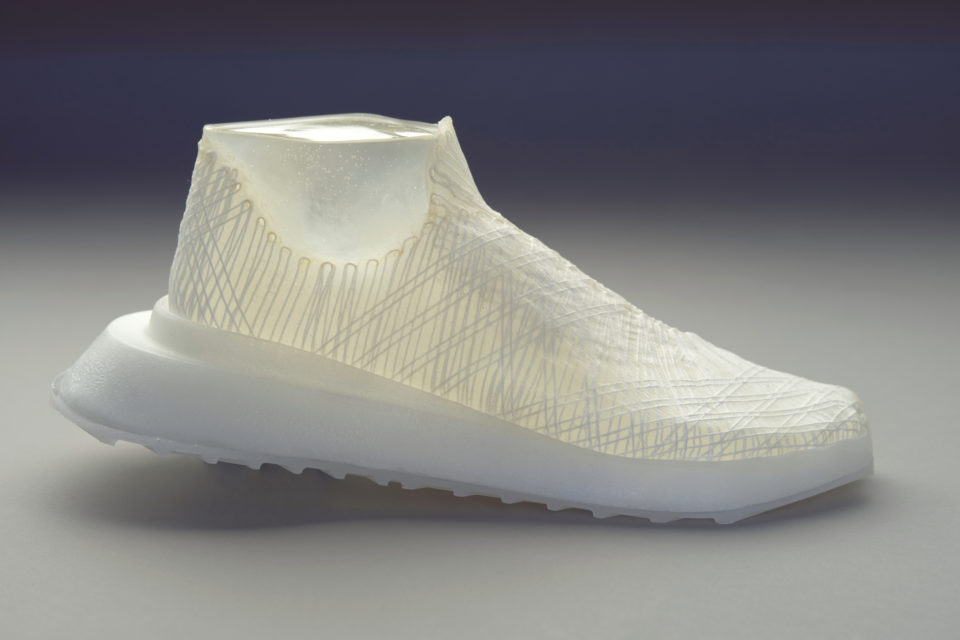 A shoe grown using microbial weaving - MaterialDistrict