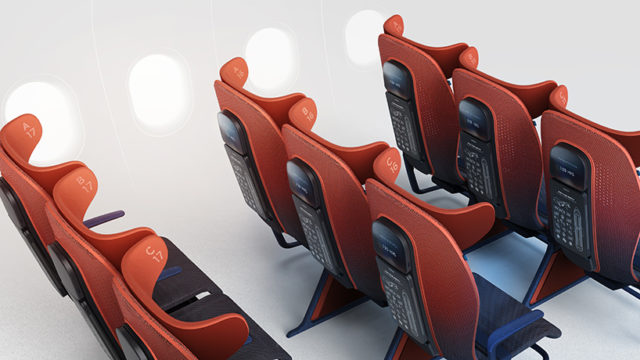 Fly more comfortably thanks to smart textile chairs - MaterialDistrict