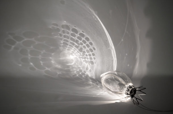 Lights made of conductive glass - MaterialDistrict