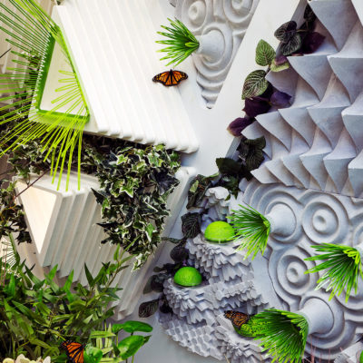 A building façade with integrated butterfly sanctuary - MaterialDistrict