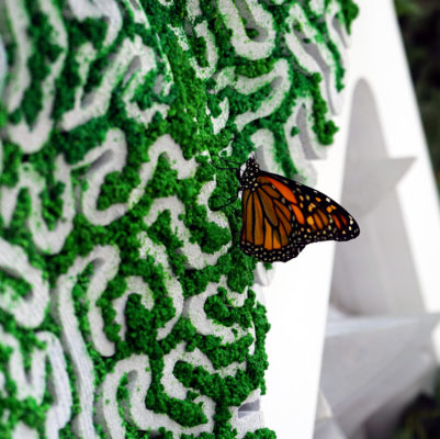 A building façade with integrated butterfly sanctuary - MaterialDistrict