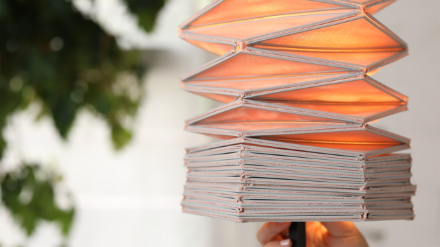 3D printed textile-based lamps - MaterialDistrict