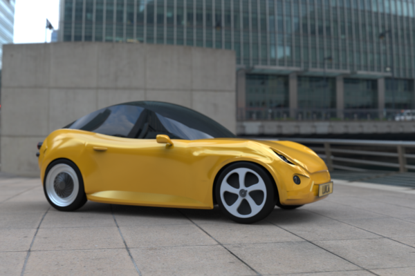 A car made of flax and recycled ocean plastic - MaterialDistrict