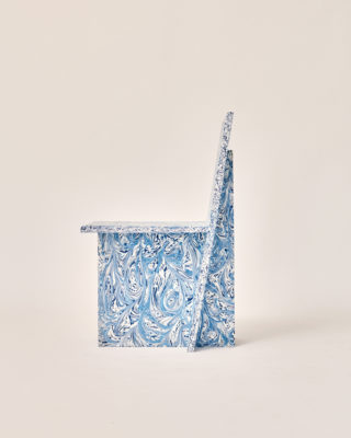 A chair made of recycled plastic waste - MaterialDistrict