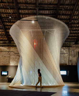 A structure inspired by trees made of multiple biobased materials ...