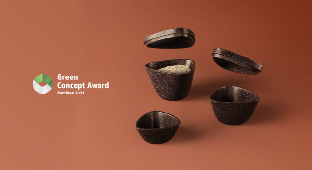 Cosmetic packaging made of cocoa bean shells - MaterialDistrict