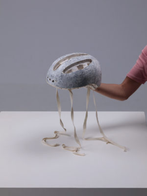A bicycle helmet made of mycelium and hemp - MaterialDistrict