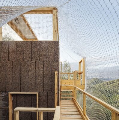 A scientific research centre made from sustainably sourced timber ...