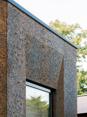 A CLT houseboat with a cork façade - MaterialDistrict