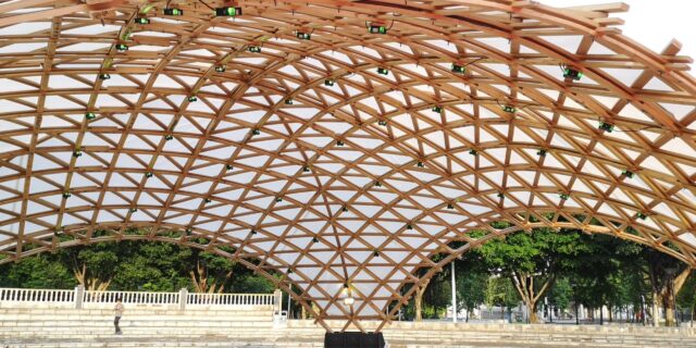 A Bamboo Timber Grid Shell Materialdistrict