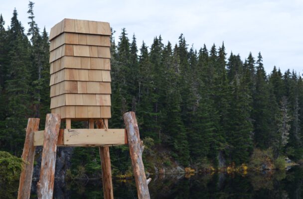 A bear cache made of reclaimed wood - MaterialDistrict