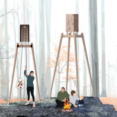 A bear cache made of reclaimed wood - MaterialDistrict