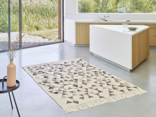 Fair trade handwoven rug - MaterialDistrict