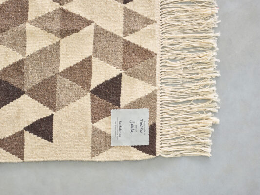 Fair trade handwoven rug - MaterialDistrict