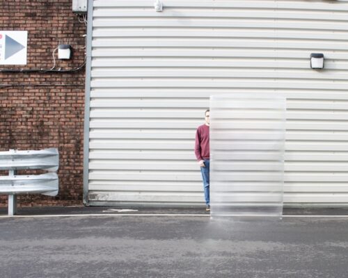 An invisibility shield made of recycled materials - MaterialDistrict