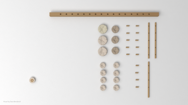 A room divider made of wood and eggshell ceramics - MaterialDistrict