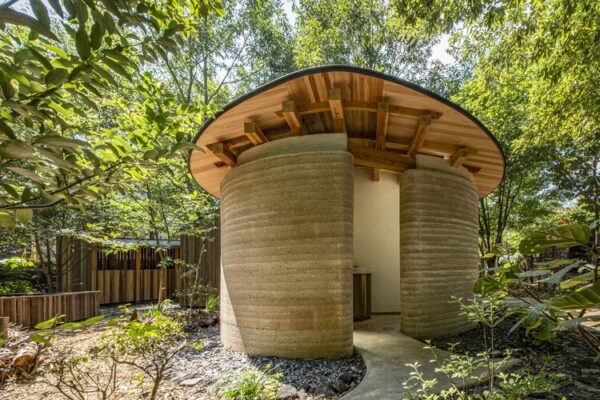 A structure made of rammed earth and wood - MaterialDistrict