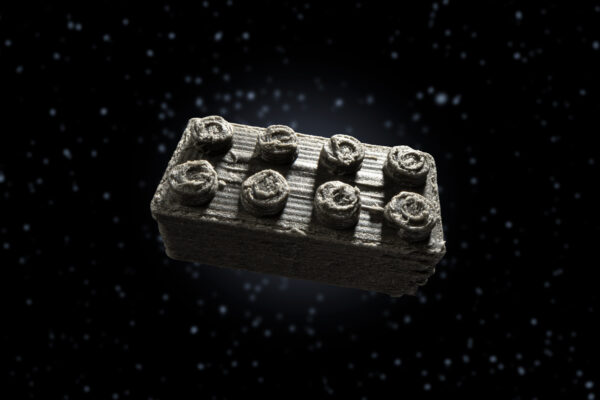 Building on the moon with LEGO bricks made of meteorites - MaterialDistrict